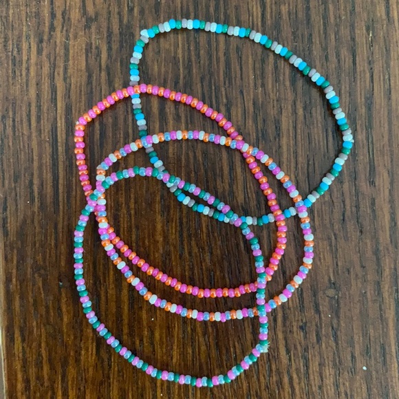 Jewelry | Seed Bead Brackets Set Of 4 | Poshmark